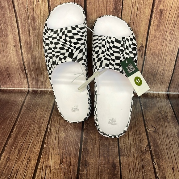 wild fable | Shoes | New Checkered Slides | Poshmark